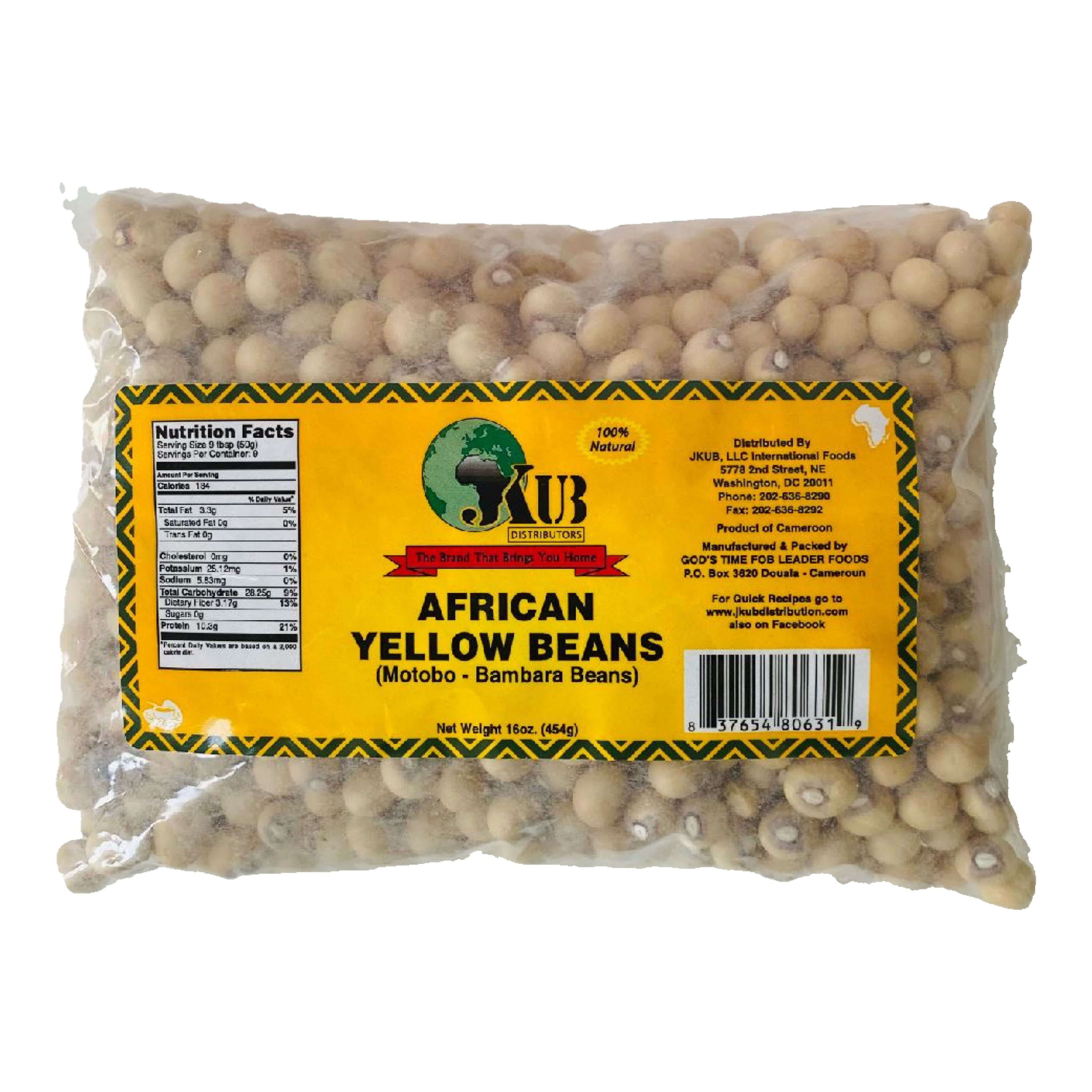 Bambara Beans/African Yellow Beans 16oz - Walmart.com