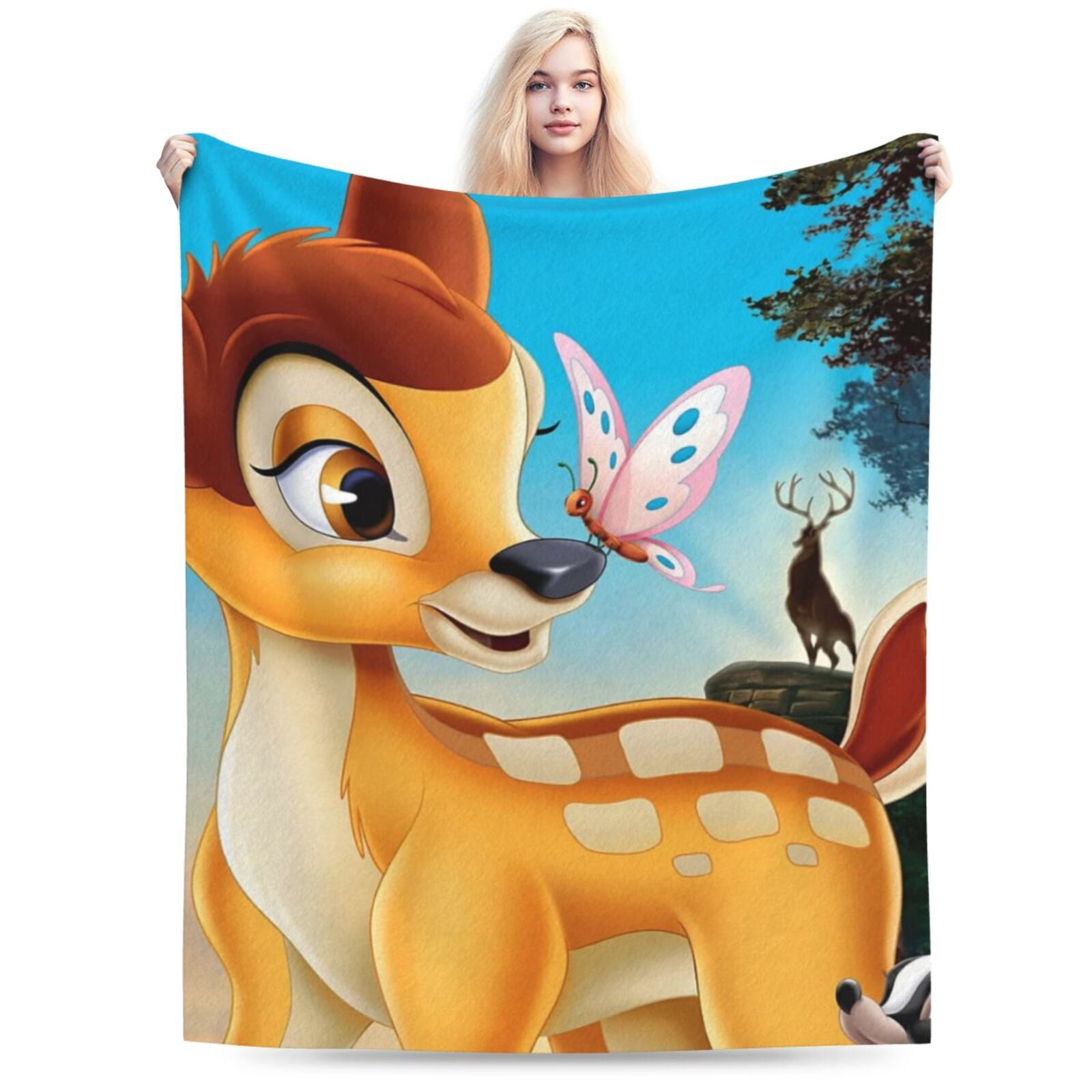Bambi Blanket, Super Soft Throw Blanket For Bed Sofa Couch, Cozy ...