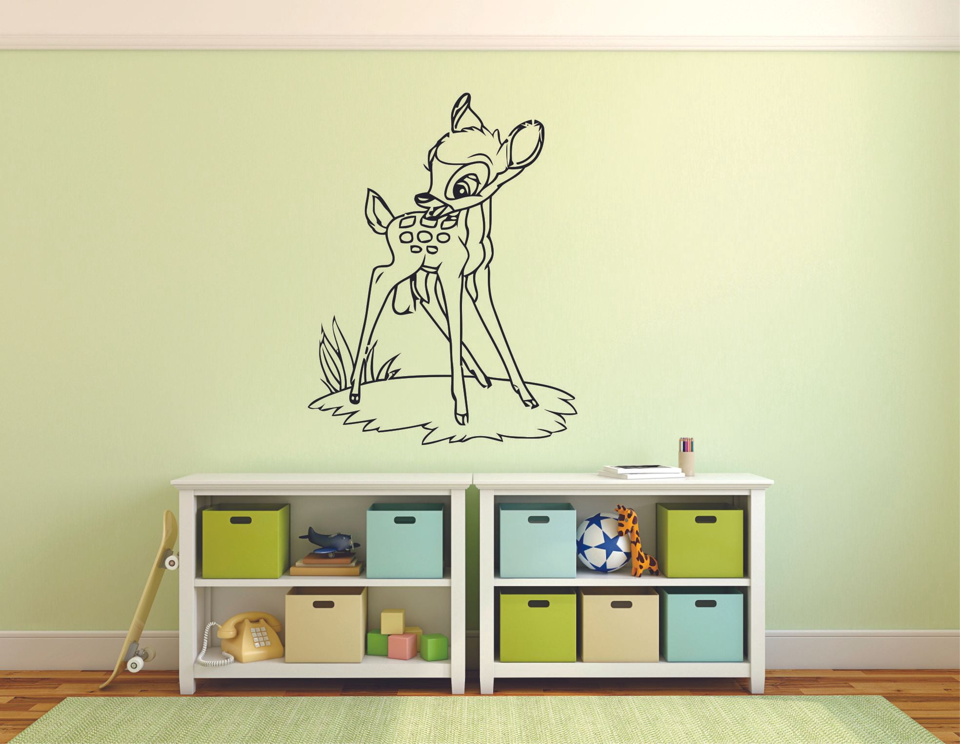 Bambi Deer Cute Disney Character Cartoon Wall Sticker Art Decal for ...