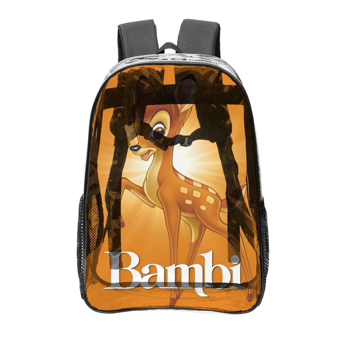 Bambi Pattern Transparent Backpack Lightweight And fashionable ...