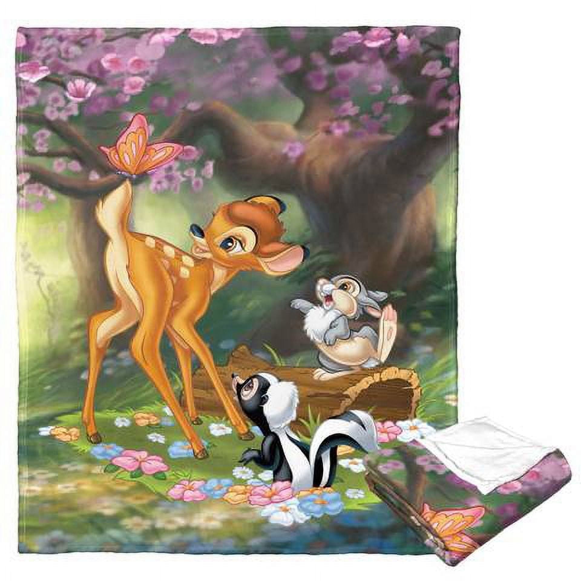 Bambi Sweet Bambi Dear Disney Kids Silk Touch Throw Blanket, 50 x 60 ...