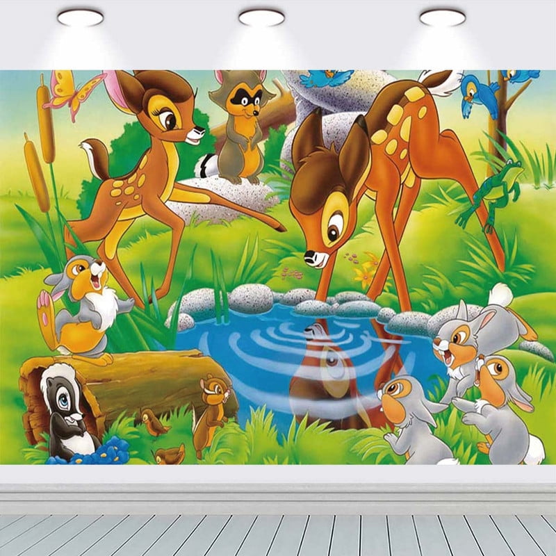Bambi Taspestry Wall Decor Backdrop Banner Party Supplies Poster ...