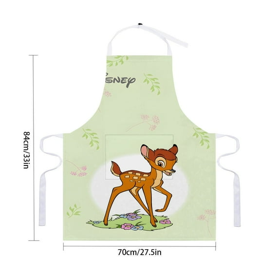 Bambi apron with pockets and waterproof style, designed for adults as a ...