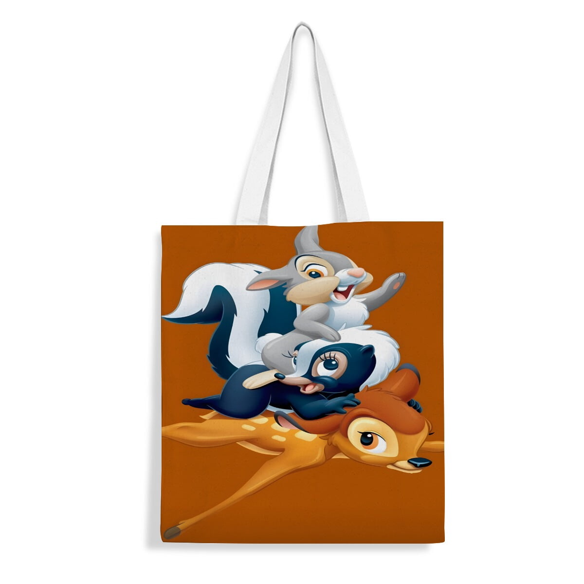 Bambi canvas Tote Bag handbag: Cute cat design tote for women, perfect ...