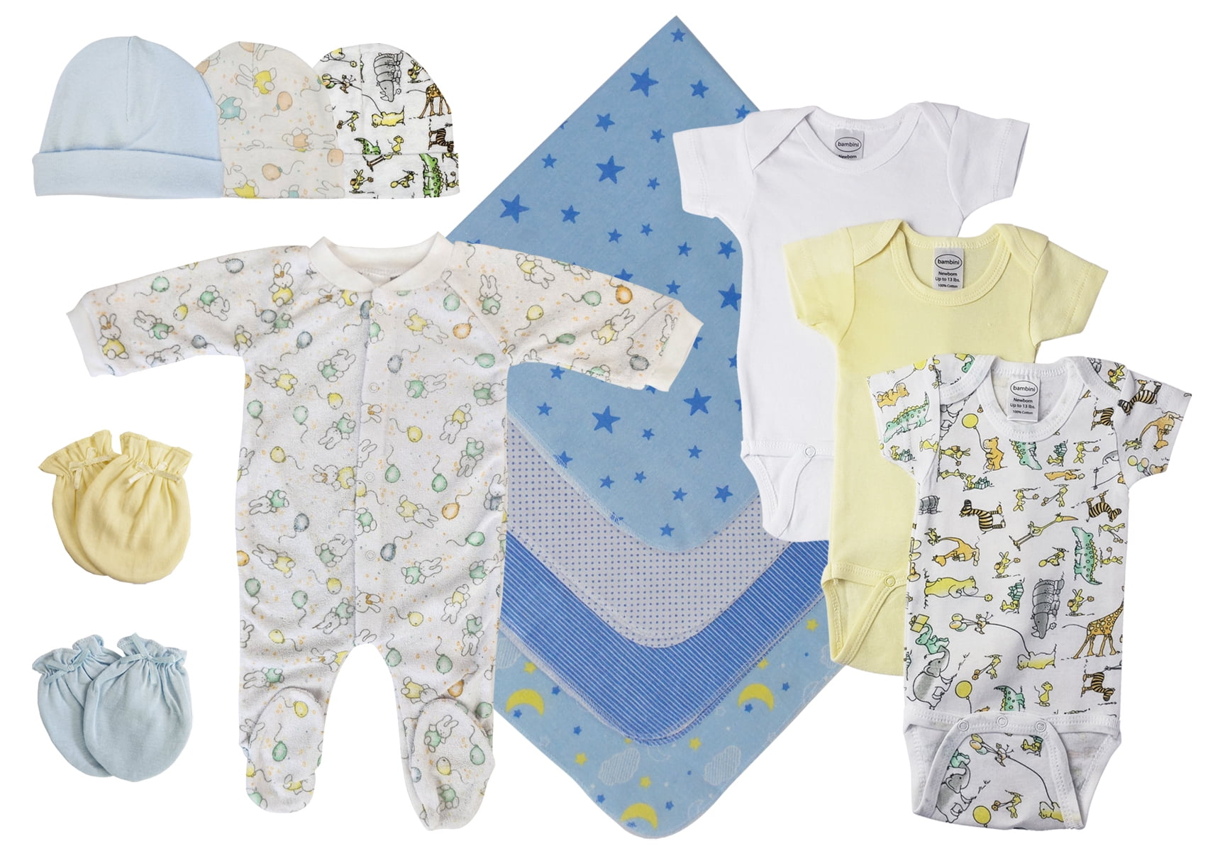 Bambini Baby Boy 13 Pc Layette Sets - Walmart.com