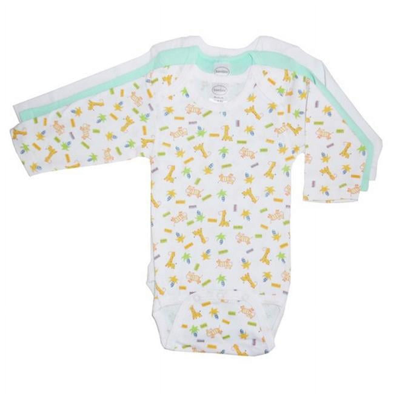 Bambini Baby Boy Long Sleeve Variety Printed Bodysuits, 3-pack ...