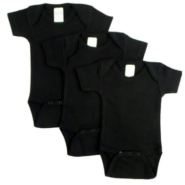 Bambini Black Onezie (Pack of 5) - Walmart.com
