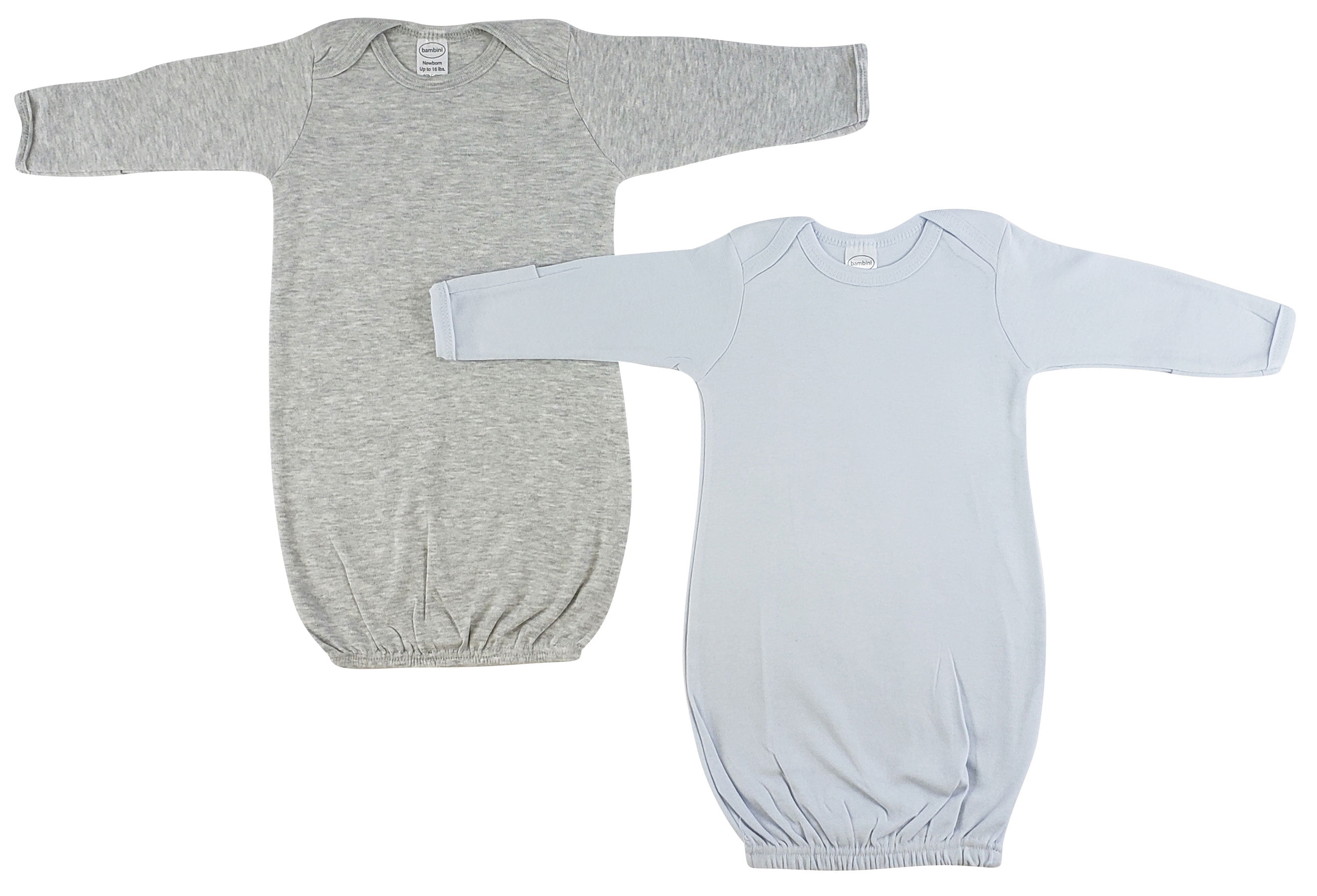 Bambini Boy Newborn Baby 2 Piece Gown Set - Walmart.com