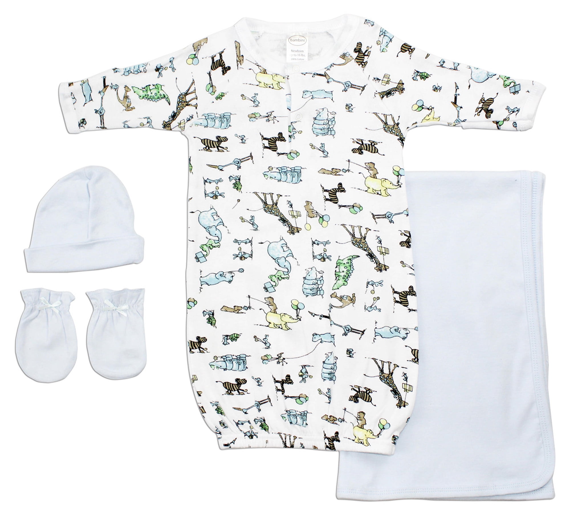 Bambini Boys' 4 Piece Layette Set - Walmart.com