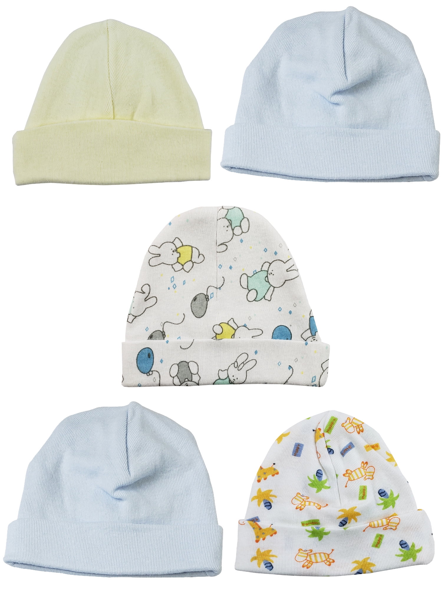 Bambini Boys Baby Caps (Pack of 5) - Walmart.com