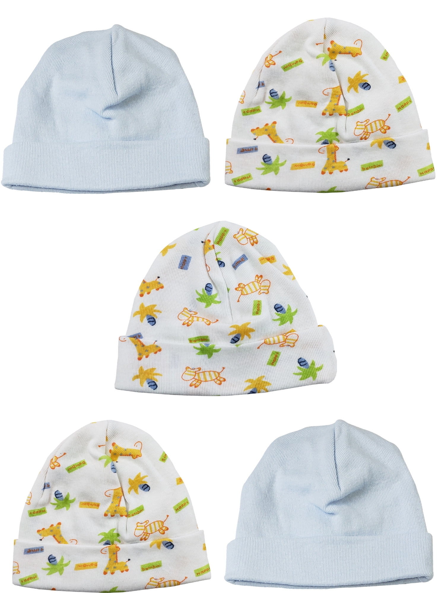 Bambini Boys Baby Caps (Pack of 5) - Walmart.com