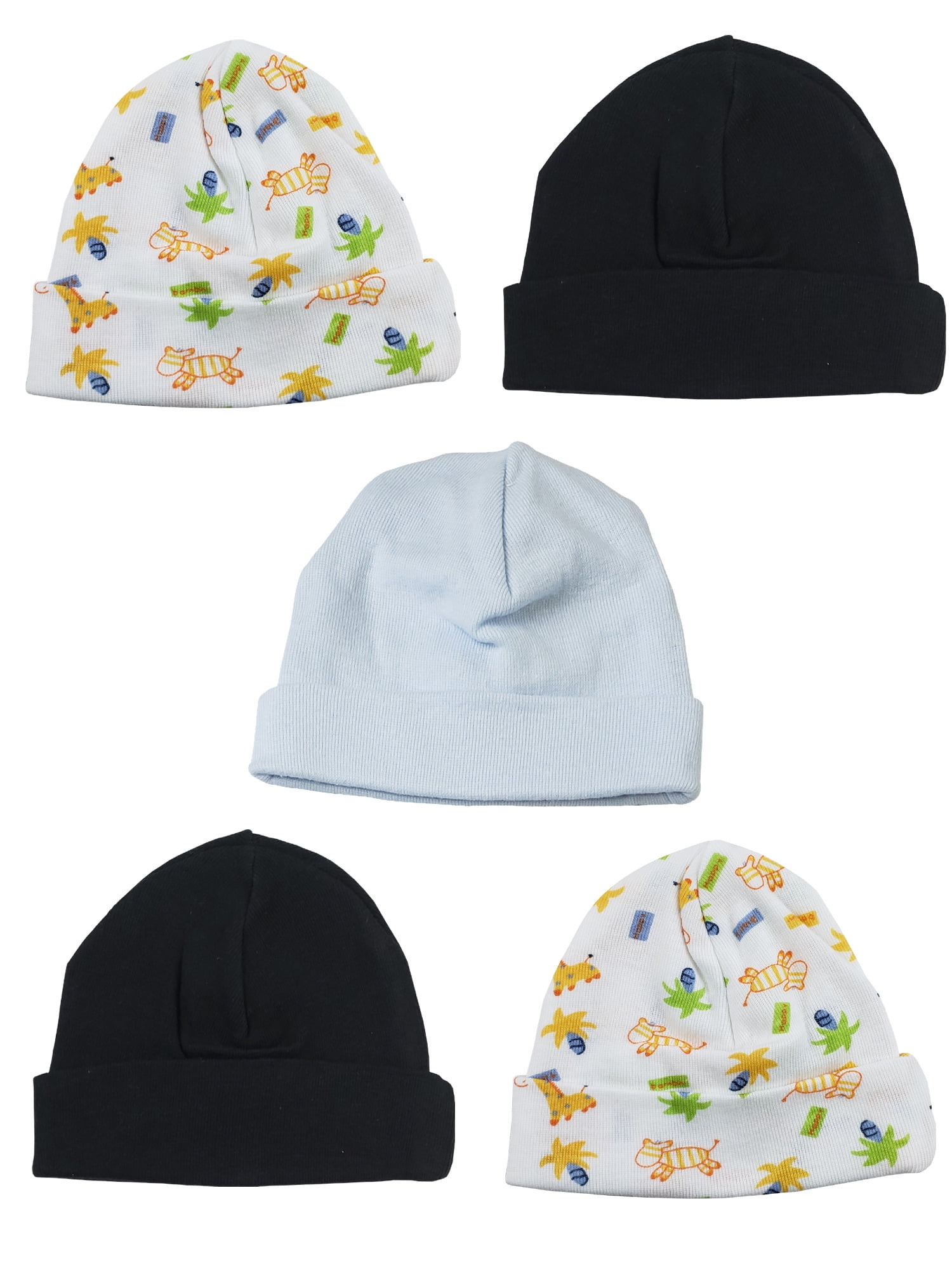 Bambini Boys Baby Caps (Pack of 5) - Walmart.com