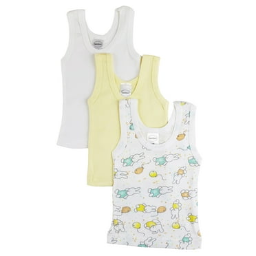 Bambini White Tank Tops, 3pk (Baby Boys or Baby Girls, Unisex ...