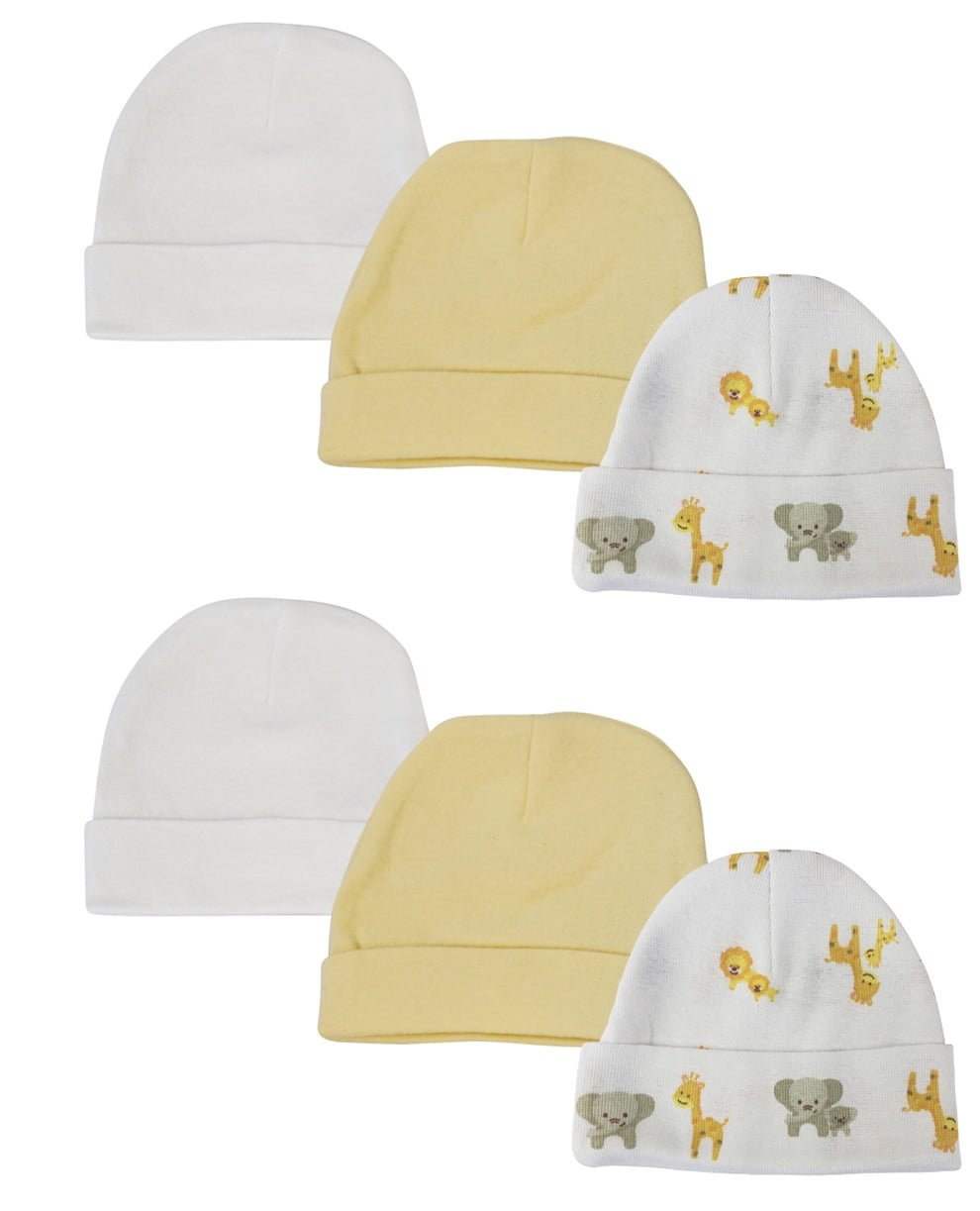 Baby Boy, Baby Girl, Unisex Infant Caps (Pack of 6) - Walmart.com