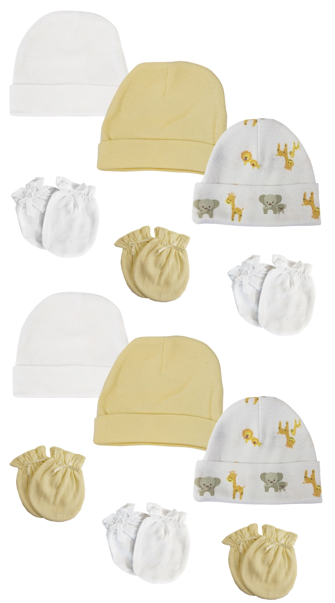 Bambini Layette Baby Boy, Baby Girl, Unisex Infant Caps and Mittens ...