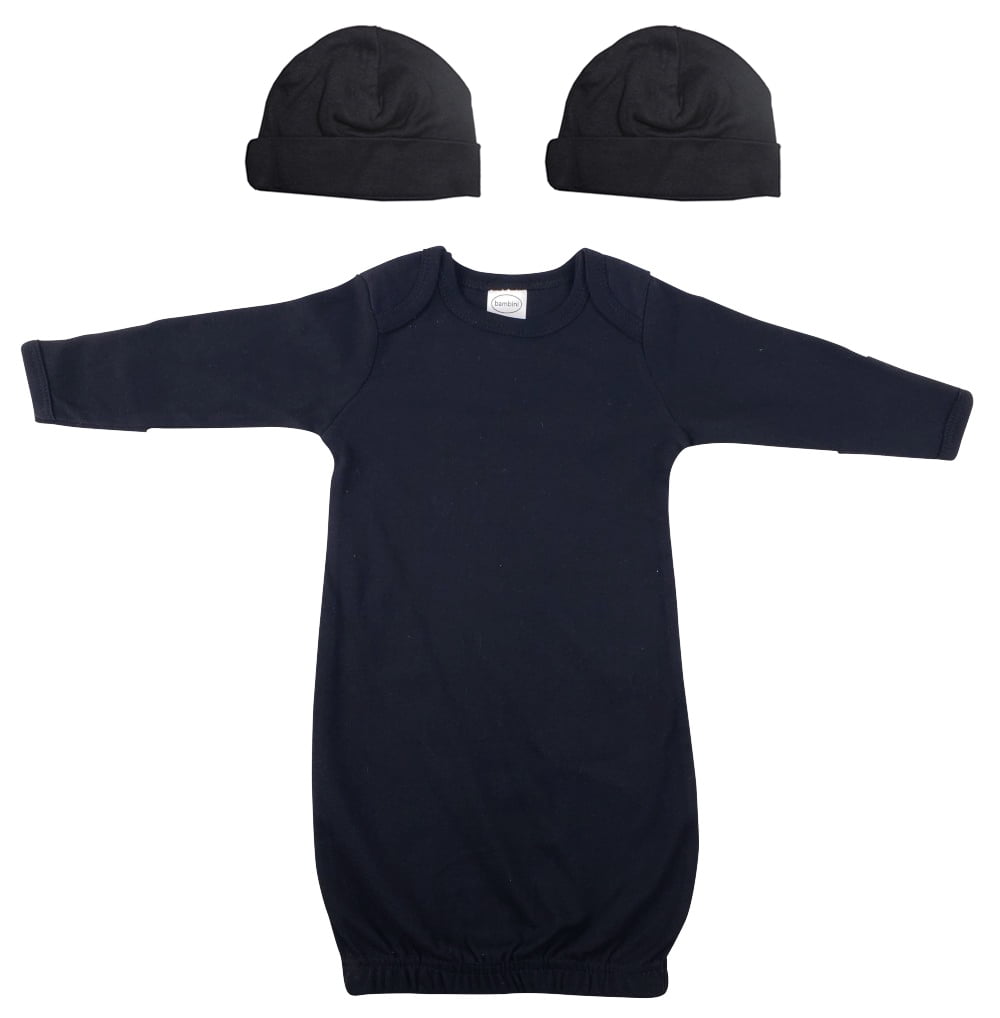 Bambini Layette Unisex Newborn Baby 3 Piece Gown Set - Walmart Business ...