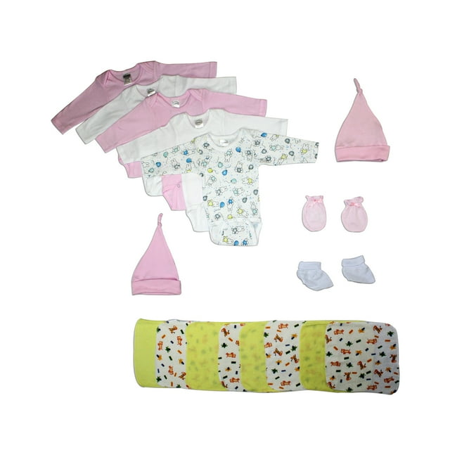 Bambini Newborn Baby Girl 21 Pc Layette Baby Shower Gift Set - Walmart.com