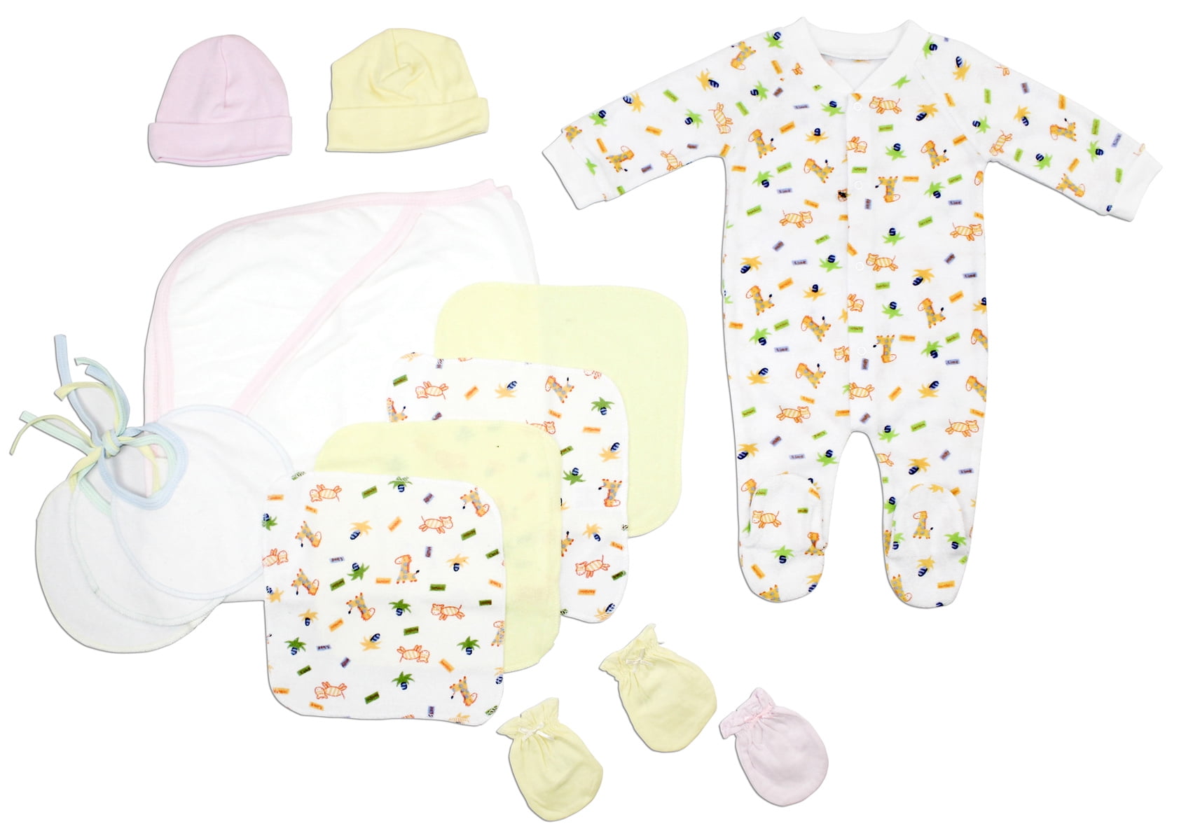 Bambini Newborn Baby Girls 13 Pc Layette Baby Shower Gift Set - Walmart.com