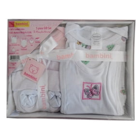Bambini Pink Newborn Baby Shower Layette Gift Box Set, 7pc (Baby Boys ...