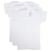 Bambini 3-Pack White Side Snap Short Sleeve Infant T-Shirt for Newborns ...