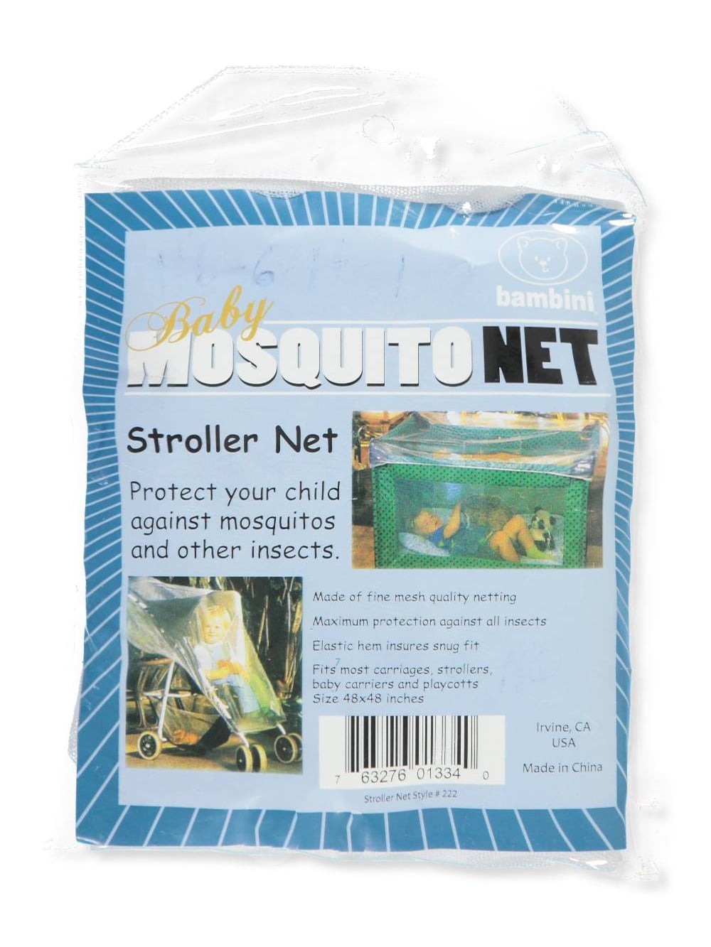 Bambini Baby Unisex White Fine Mesh Play Pen Stroller Mosquito Net ...