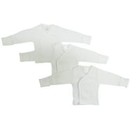 Bambini 3-Pack White Side Snap Short Sleeve Infant T-Shirt for Newborns ...