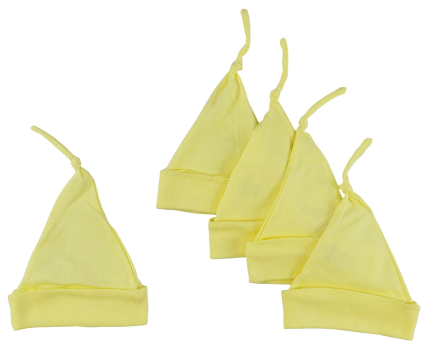 Bambini Yellow Knotted Baby Cap (Pack of 5) - Walmart.com