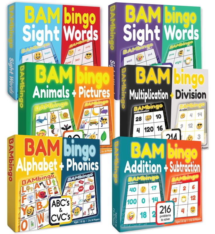 The Bambino Tree Educational Bingo Games - Flash Card Matching Learning ...