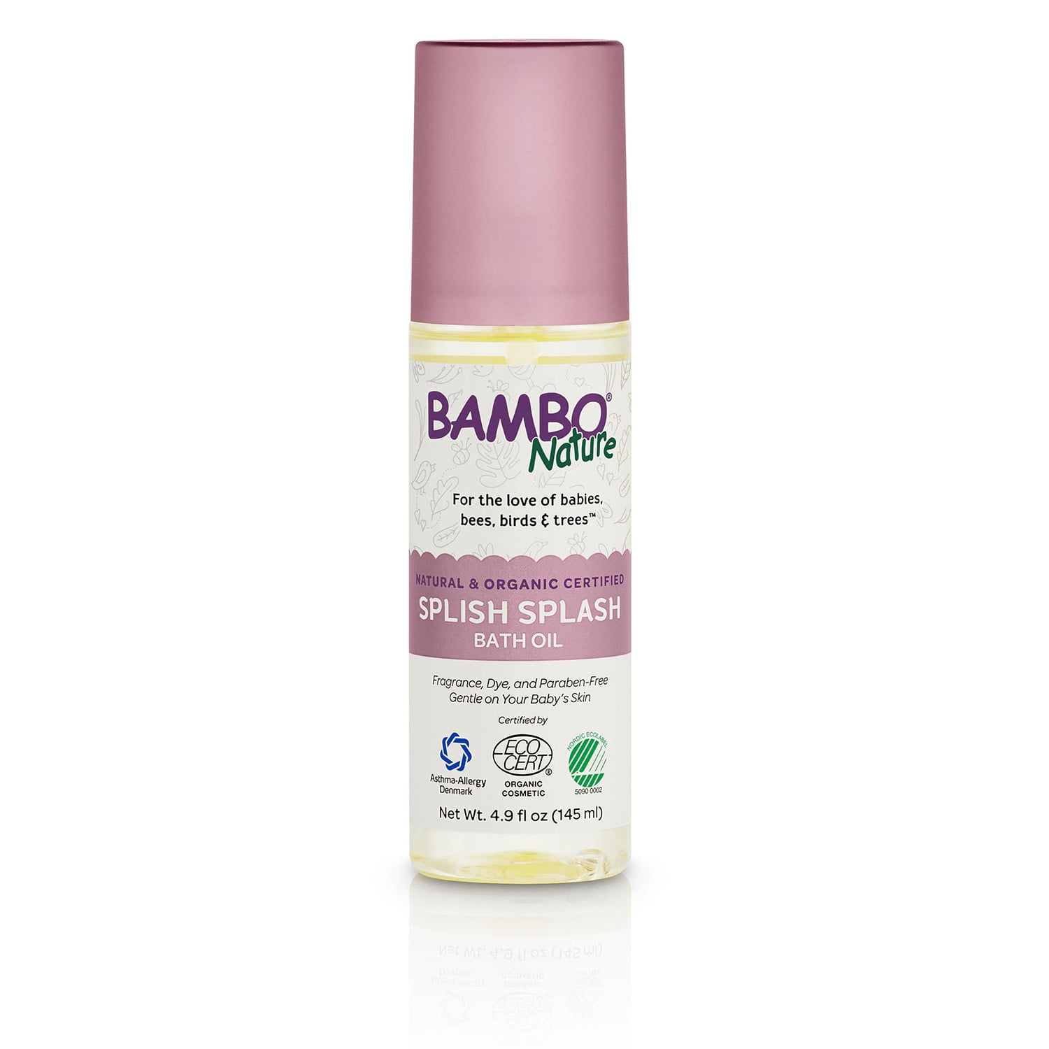 Bambo Nature Splish Splash Bath Oil, 4.9 Oz - Walmart.com