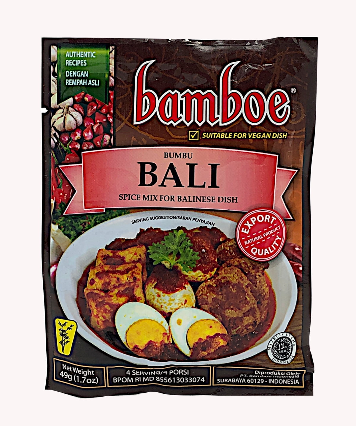 Bamboe Bumbu Bali - Bali Spices Saucy Seasoning, 49 Gram (pack of 6 ...