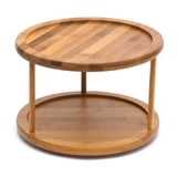 Bamboo 2-Tier Turntable - Walmart.com