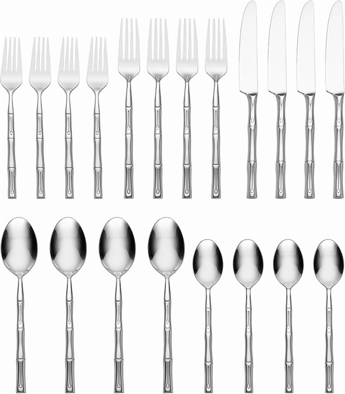 Bamboo – 20 Piece Flatware Set, Service for 4 - Walmart.com