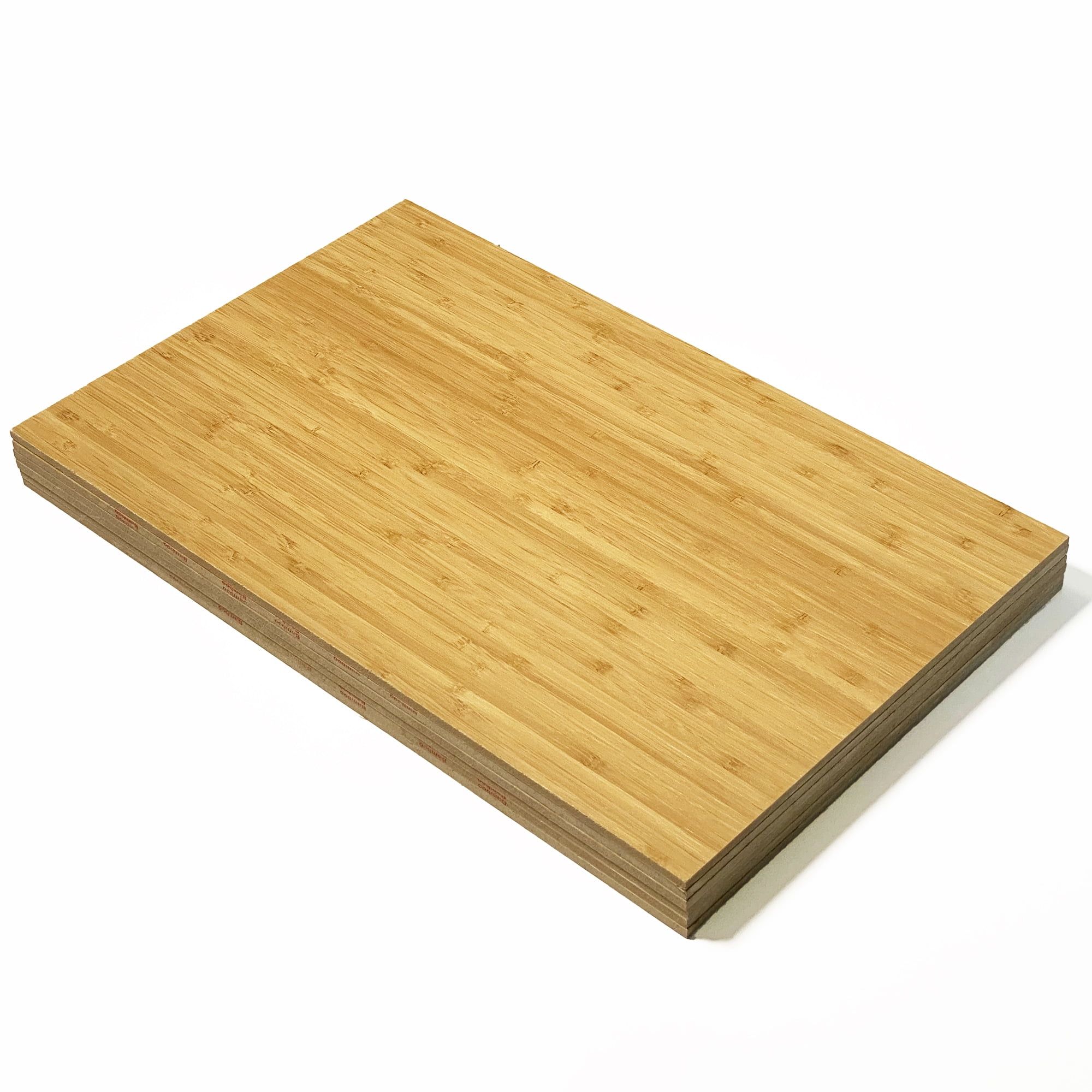 Bamboo | 3.9mm 1/8th inch, 12”x19” Premium Finished Two Sided with MDF ...