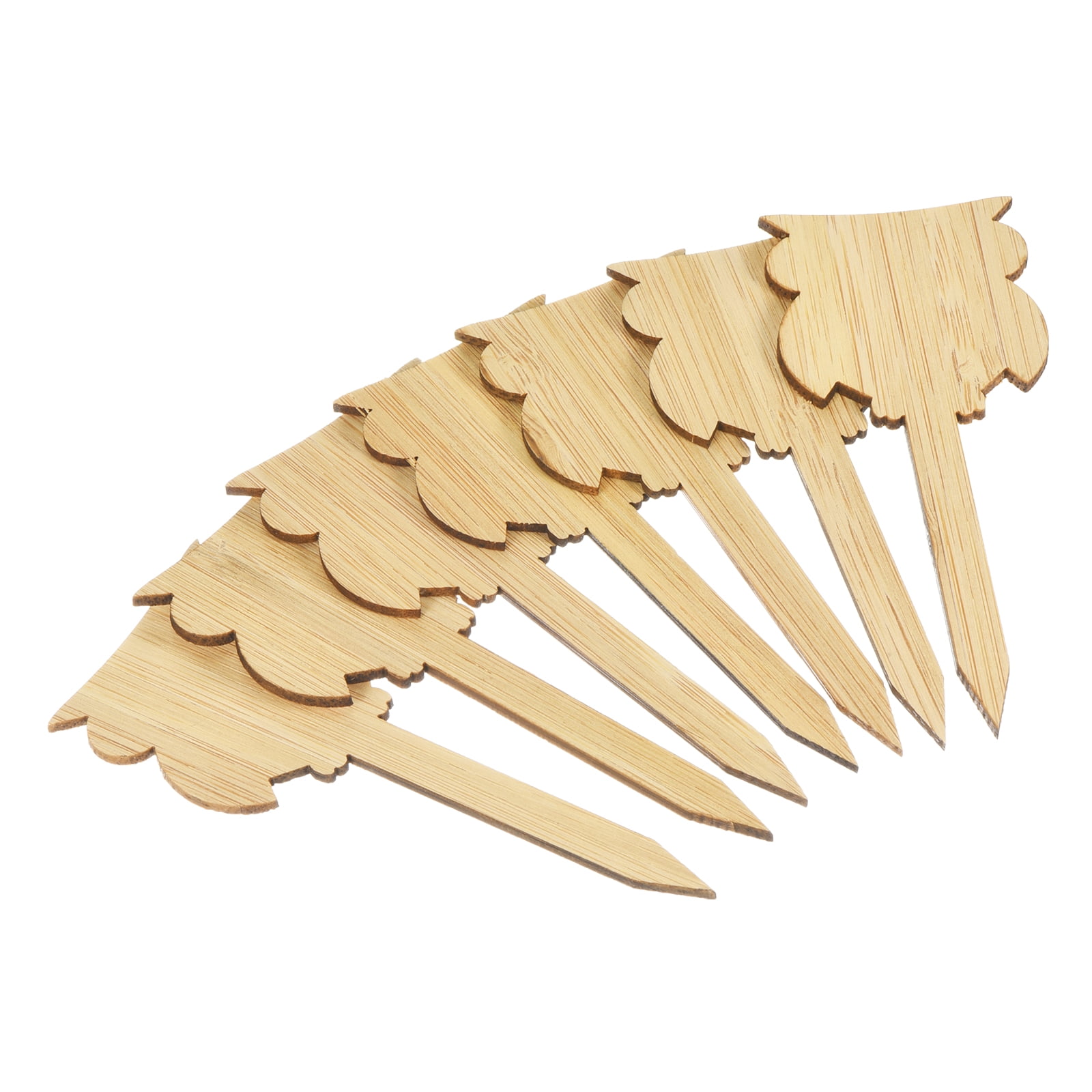 Bamboo Animal Shape Plant Labels Marker Tags for Outdoor Indoor Garden ...