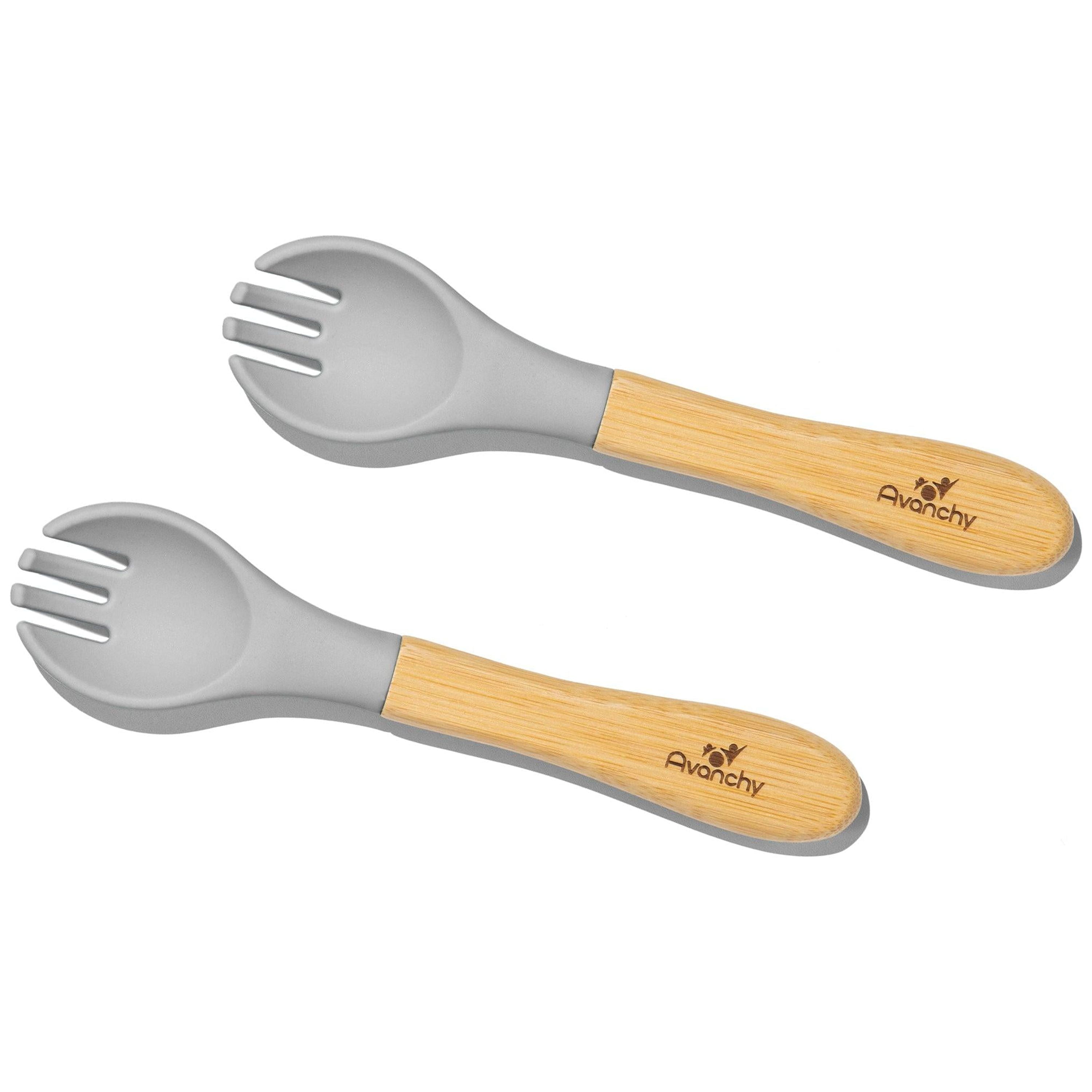 Training Forks | Bamboo & Silicone - Walmart.com