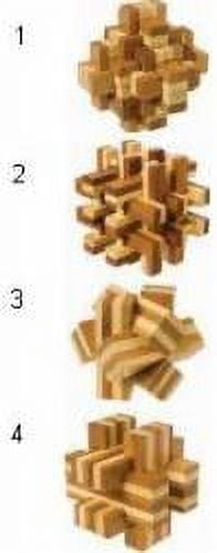 Bamboo Bamboozlers Bamboo Puzzles Styles May Vary Brain Teasers ...