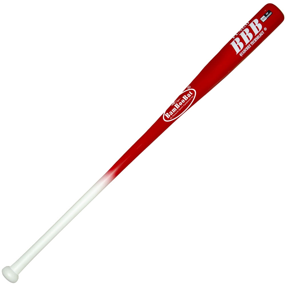 Bamboo Bats Bamboobat 37" Bamboo Fungo Baseball Bat White/Red 37 -8 Oz ...