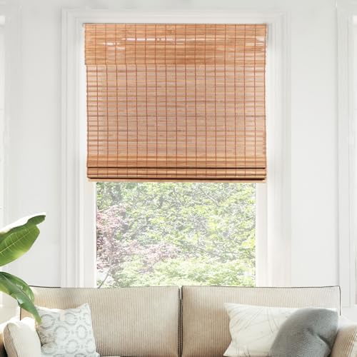 Bamboo Blinds , Shades Roman for Windows Window Home Patio & Shade 27"W ...
