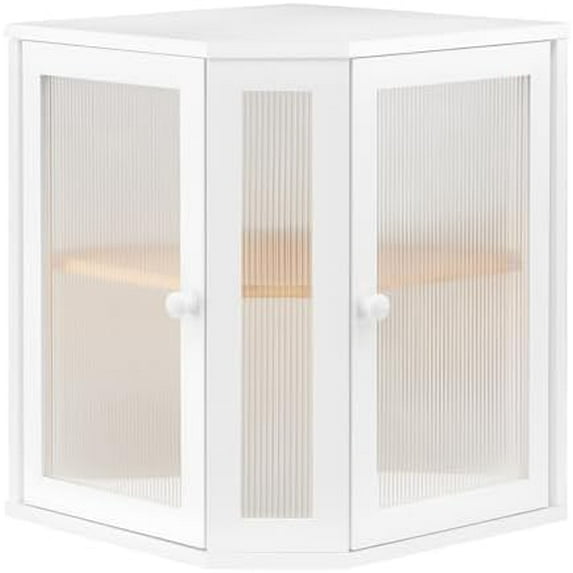 Bamboo Bread Box, Kitchen Countertop Corner Bread Box, Large Capacity 2 ...