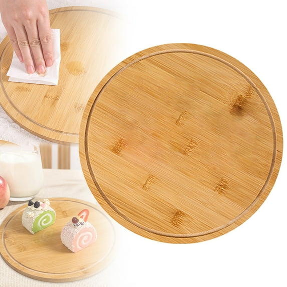 Bamboo Cake Tray A18Cm/ Dessert Dome And Base Decorated Cake Tray Cake ...