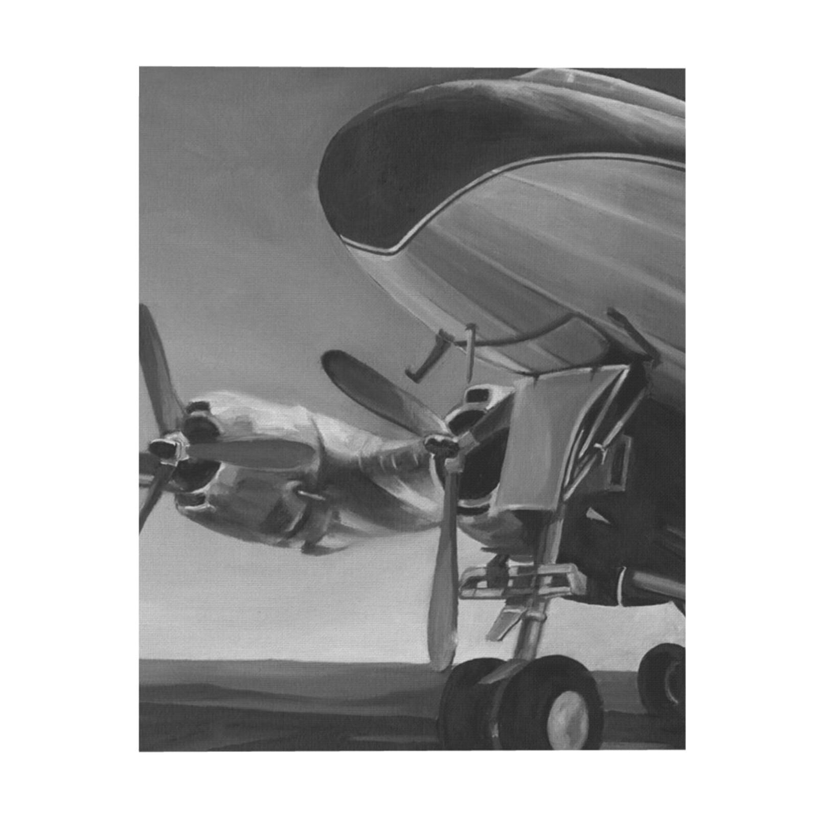 Bamboo Canvas Wall Art Paintings & Prints Vintage Aviation AirPlane ...