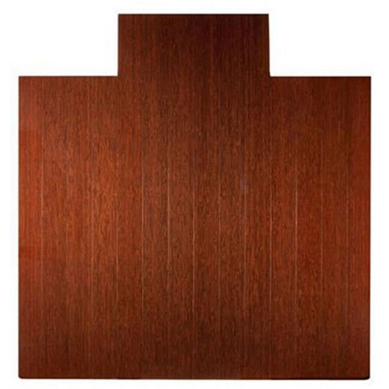 Bamboo Chairmat & Rug in. x 57 ft. 4 ft. Wide Slat DARK CHERRY Bamboo ...