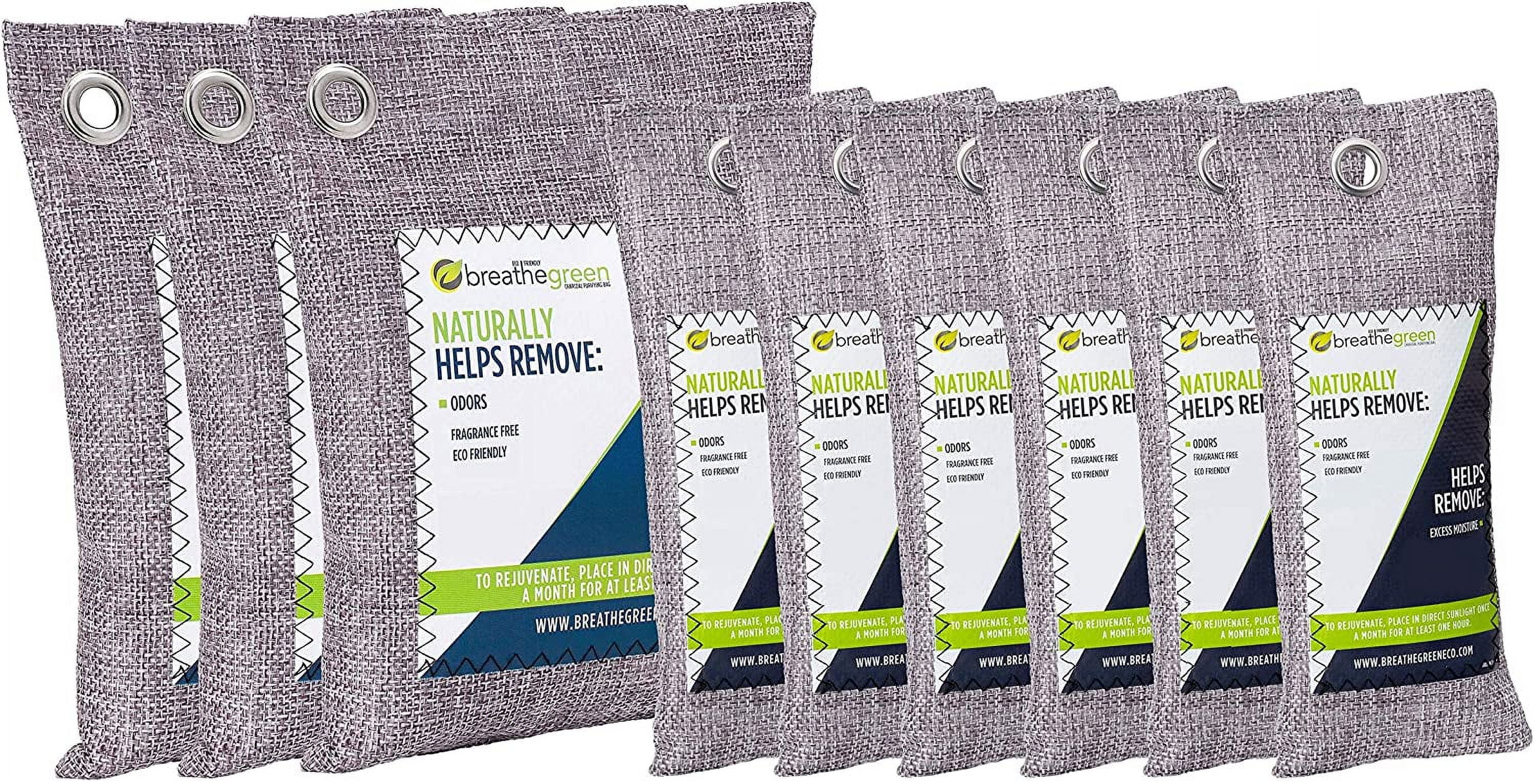 Bamboo Charcoal Bags Odor Absorber (9-Pack) Activated Charcoal Odor ...