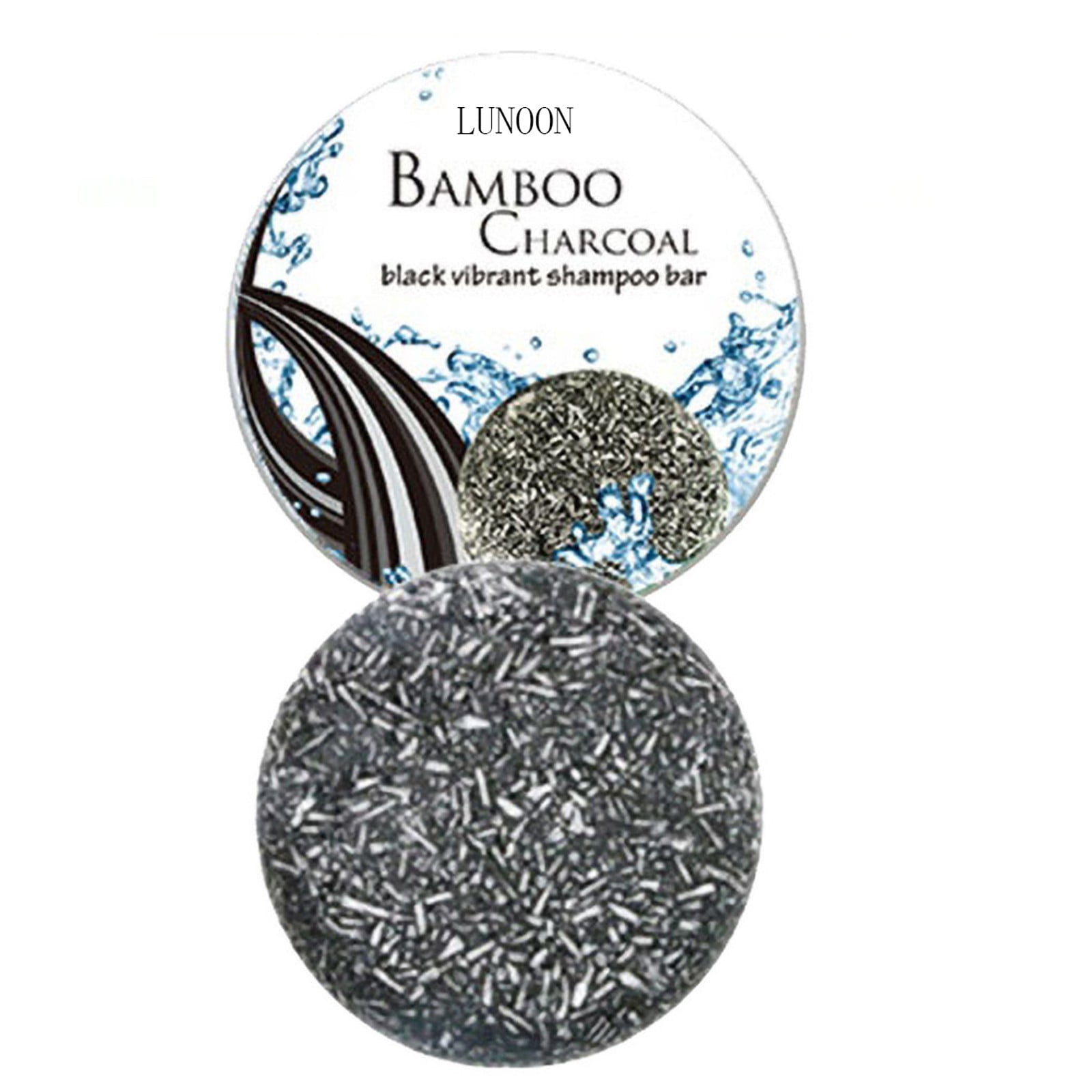 Bamboo Charcoal Black Shampoo Soap 55g, Hand Made Essential Oil Hair ...