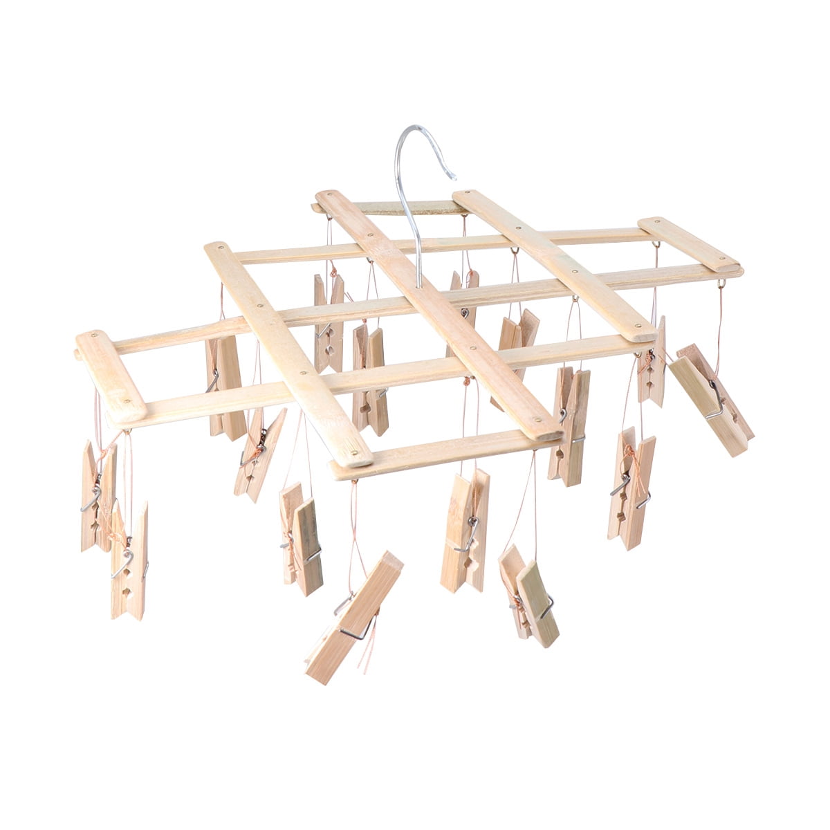 Bamboo Clothes Drying Rack Underwear Drying Rack Sock Drying Rack ...