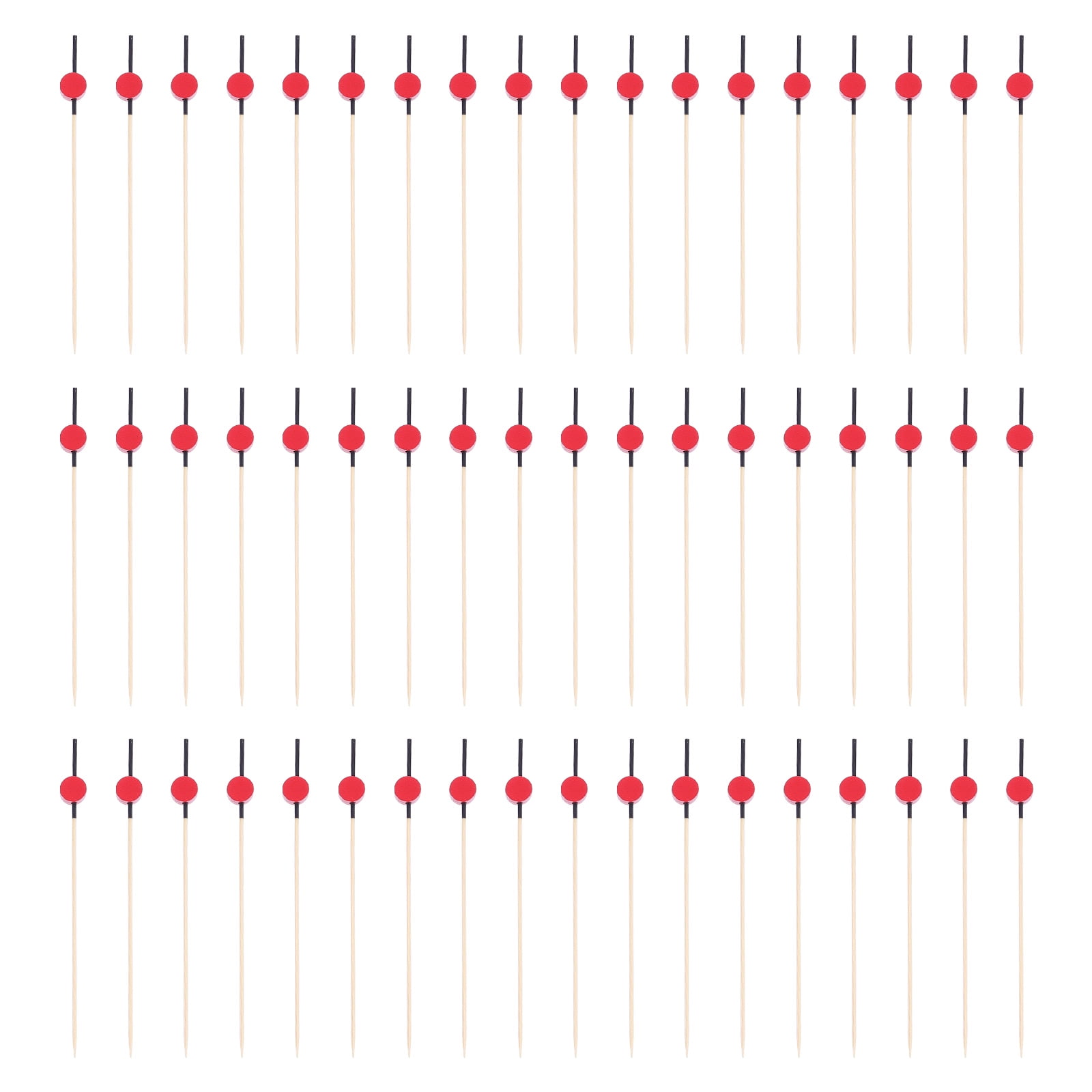 Bamboo Cocktail Picks 100pcs Decorative Fruit Topper Festival Toppers ...