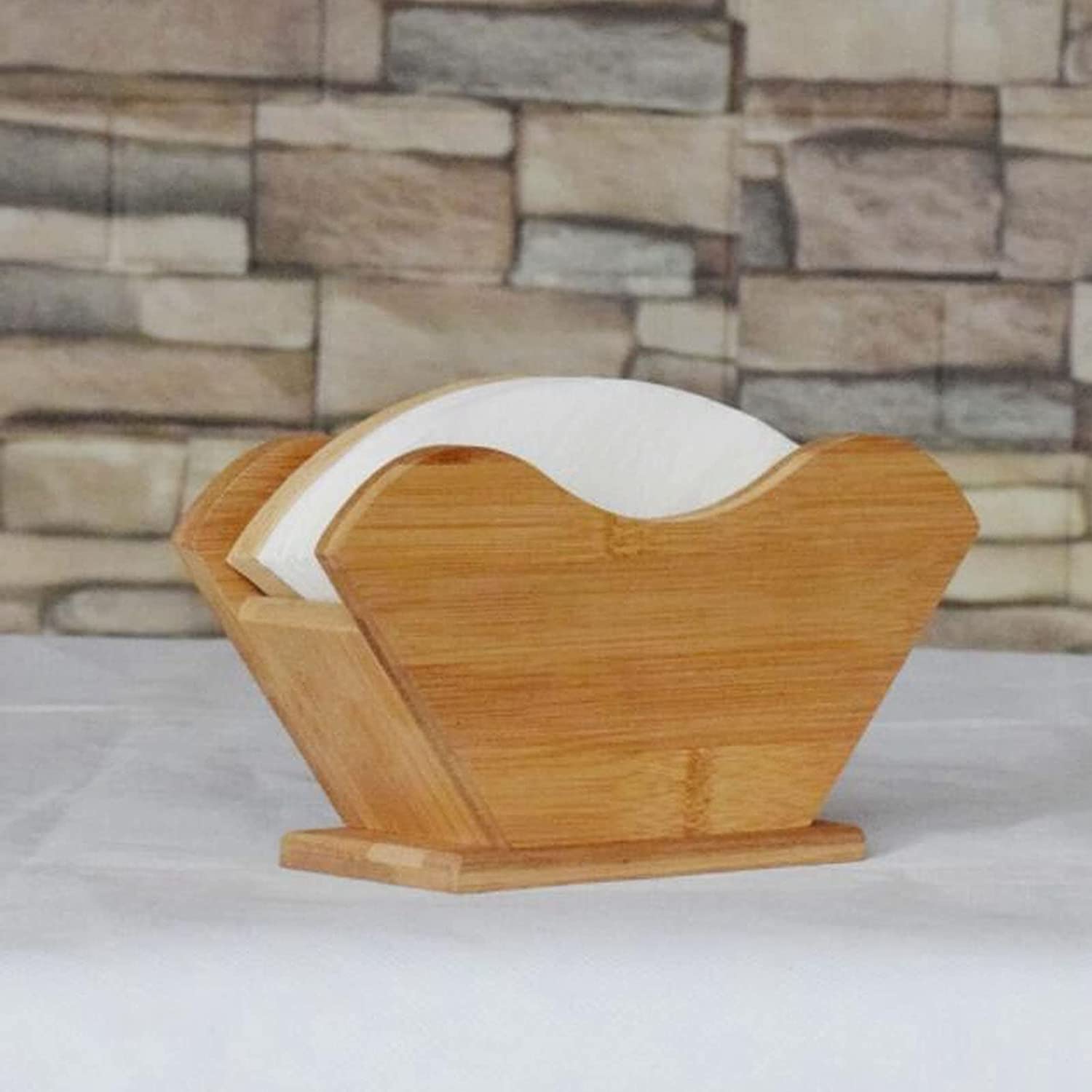 Bamboo Coffee Filter Holder, Cone Coffee Filters Holder, Pine Wood ...