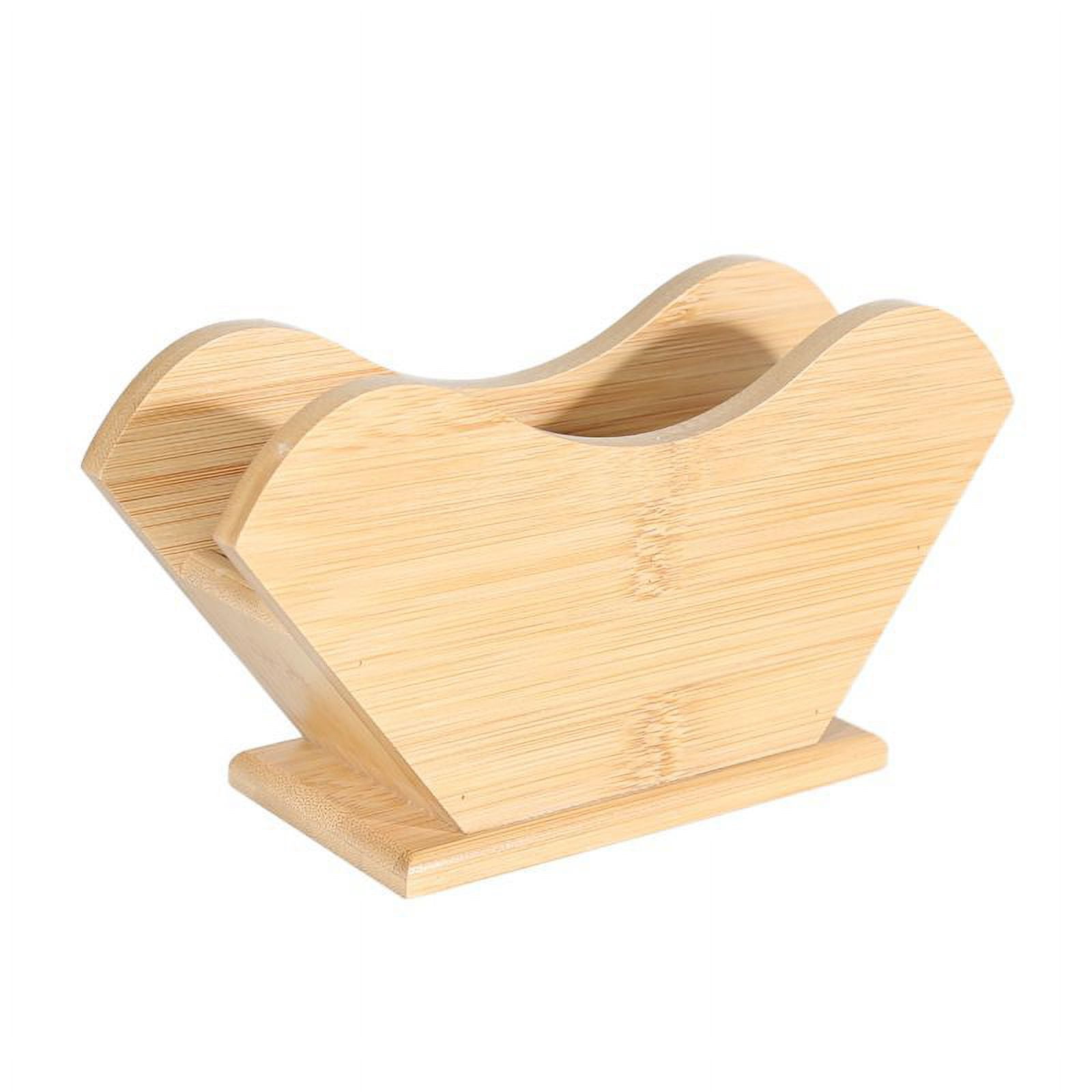 Bamboo Coffee Filter Holder, Renewable Stand Container Dispenser Rack ...