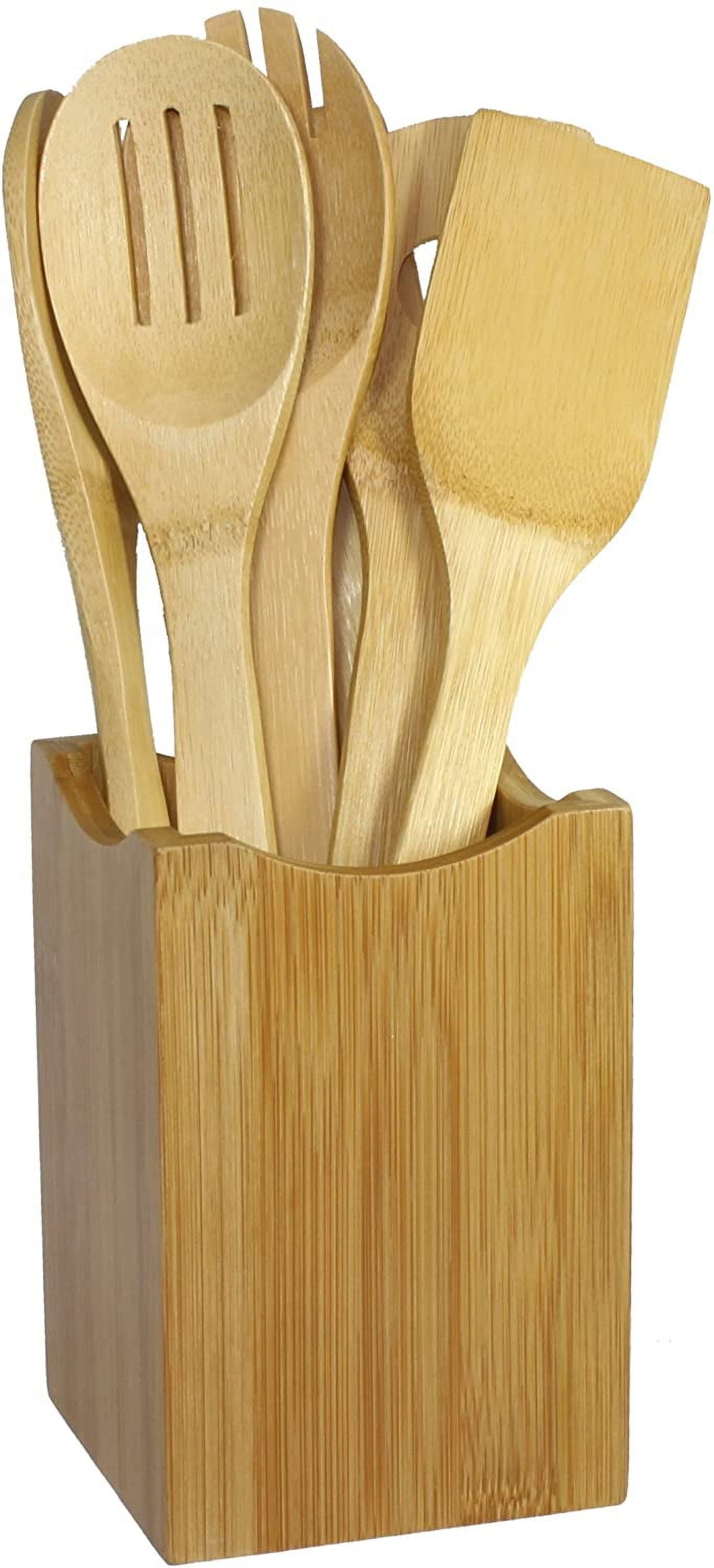 Bamboo Cooking Utensil Set, 7-Piece - Walmart.com