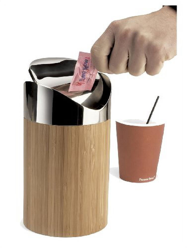 Bamboo Counter Trash Bin - Walmart.com